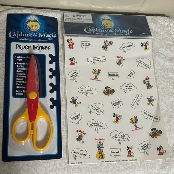 Disney | Office | Nwt Disney Scrapbooking Edger Scissors Mickey Mouse ...